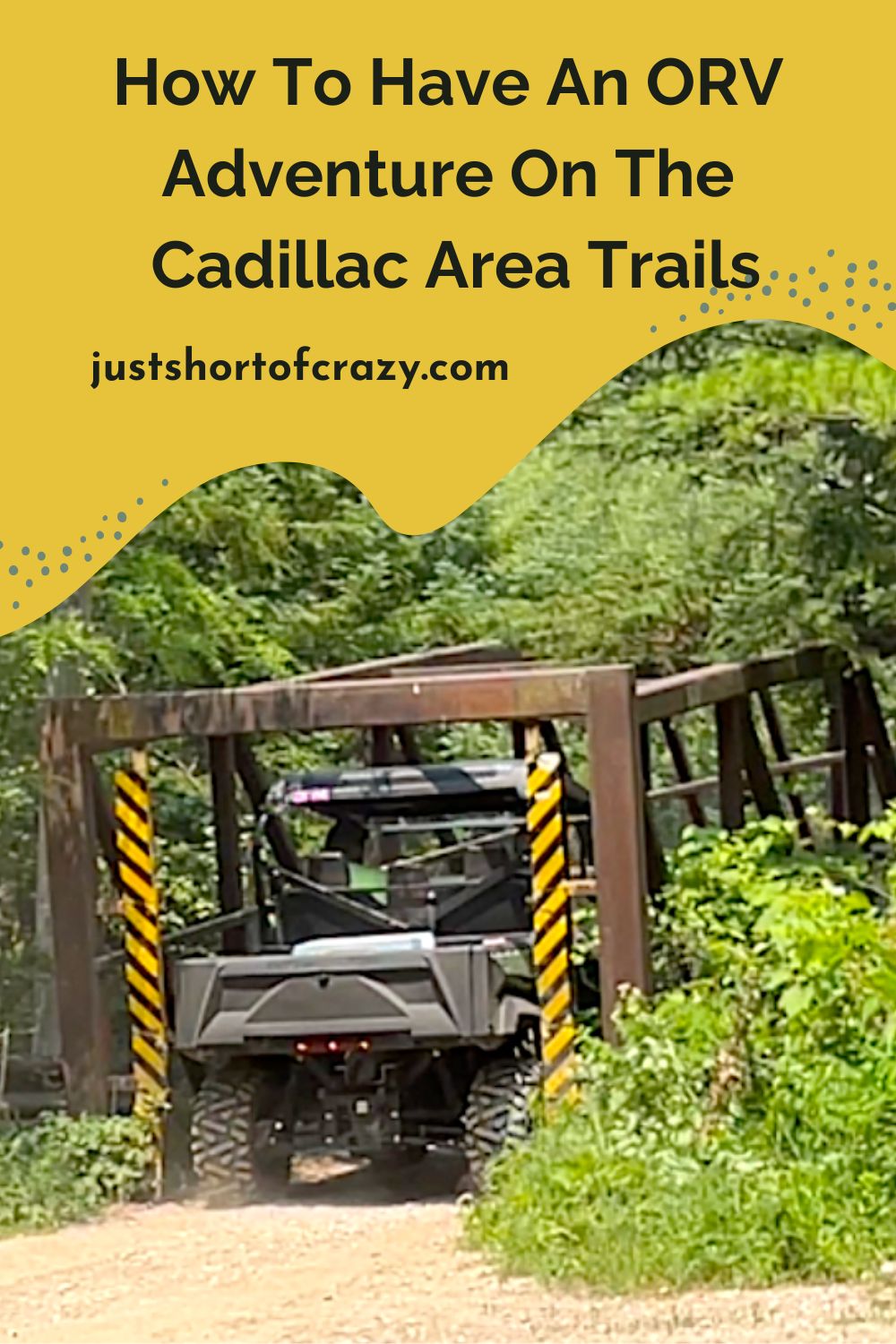 How To Have An ORV Adventure On The Cadillac Area Trails