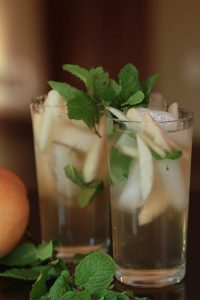 Asian Pear Mojito Cocktail - Just Short of Crazy