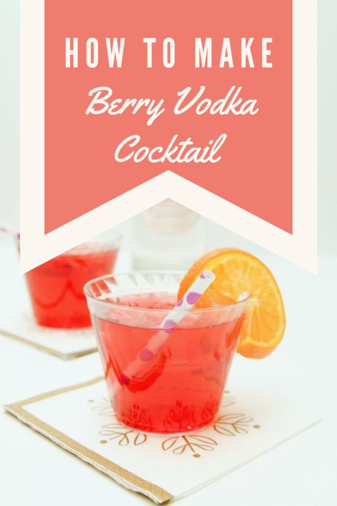 Berry Vodka Cocktail Recipe - Just Short of Crazy