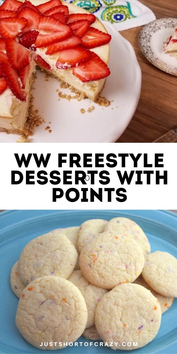 10 Weight Watchers Freestyle Dessert Recipes - Just Short of Crazy
