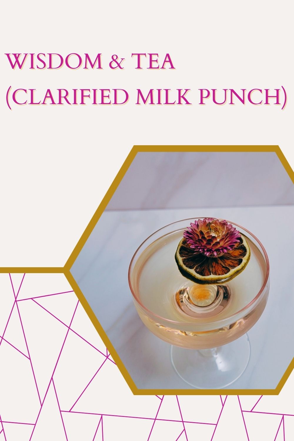 Wisdom & Tea A Clarified Milk Punch Recipe - Just Short of Crazy