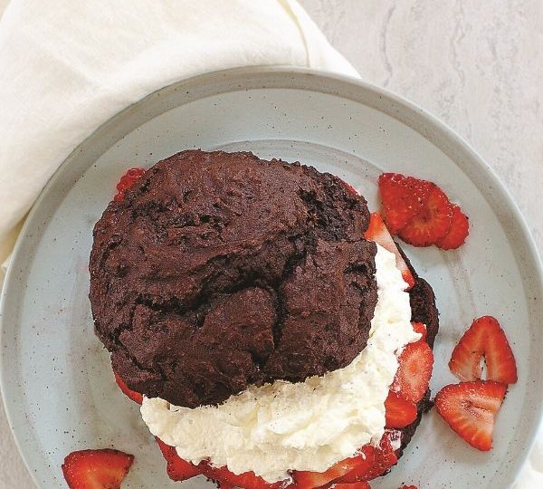Chocolate Strawberry Shortcake Recipe - Just Short of Crazy