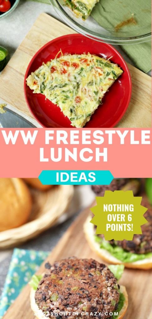 Easy Weight Watchers Freestyle Lunch Recipe Ideas | Just Short of Crazy